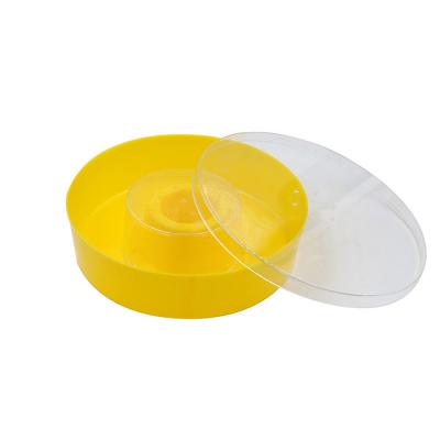 China Yellow Plastic Round Rapid Feeders For Bees Sugar Water Feeding for sale