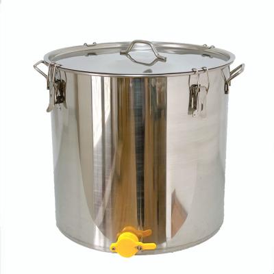 China Beekeeping Tool Bee Honey Extractor Stainless Steel Metal Honey Bucket for sale