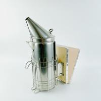 China Beekeeping Honey Bee Smoker Leather Bee Hive Smoker Apicultural tools for sale