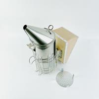 China Beekeeping Honey Bee Smoker Leather Bee Hive Smoker Apicultural tools for sale