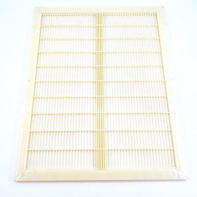 China Plastic Apiary Equipments Bee Beehive Partition Grid vertical queen excluder for sale