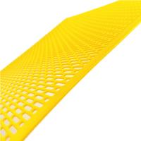 China Yellow Arc Hole Bee Hive Accessories Plastic  Honey Excluder Partition Board for sale