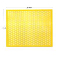 China Yellow Arc Hole Bee Hive Accessories Plastic  Honey Excluder Partition Board for sale