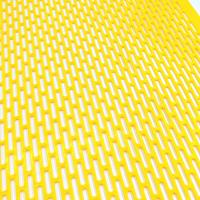 China Yellow Arc Hole Bee Hive Accessories Plastic  Honey Excluder Partition Board for sale