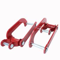 China Ford Ranger T6 T7 Rear Leaf Spring Shackles 2 Inch Lift Steel Material for sale
