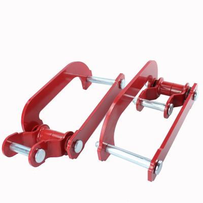 China Ford Ranger T6 T7 Rear Leaf Spring Shackles 2 Inch Lift Steel Material for sale