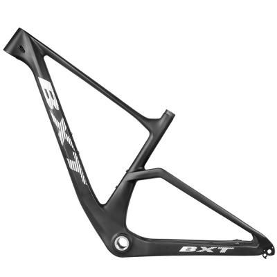 China Boost Thru Axle BXT Disc Brake Carbon Mountain Bike Frame 29er Black for sale