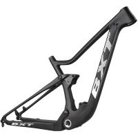 China XC Full Suspension Carbon Fatbike Frame 29er Boost Thru Axle T1000 100mm Travel for sale