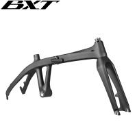 China 20 inch Carbon Folding Bike Frame Disc Brake T1000 Folding Frameset with Carbon Fork for sale