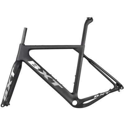 China T1000 Carbon Fibre Gravel Bike Frame 700C 40C Tire Disc Brake Frameset for sale