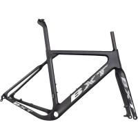 China T1000 Carbon Fibre Gravel Bike Frame 700C 40C Tire Disc Brake Frameset for sale