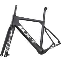 China T1000 Carbon Fibre Gravel Bike Frame 700C 40C Tire Disc Brake Frameset for sale