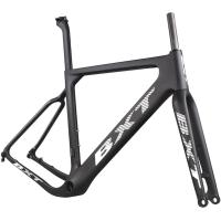 China T1000 Carbon Fibre Gravel Bike Frame 700C 40C Tire Disc Brake Frameset for sale
