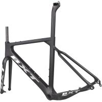 China T1000 Carbon Fibre Gravel Bike Frame 700C 40C Tire Disc Brake Frameset for sale