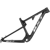 China 29er Full Suspension Carbon Mountain Bike Frame T1000 100mm Travel Boost 148x12mm for sale