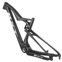 China XC Carbon Fiber Full Suspension Frame 29er Mountain Bike Boost 148x12mm T1000 for sale