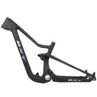 China 24 Inch Carbon Full Suspension MTB Frame T1000 90mm Travel Boost 148x12mm Kids XC Enduro Bicycle Frame for sale