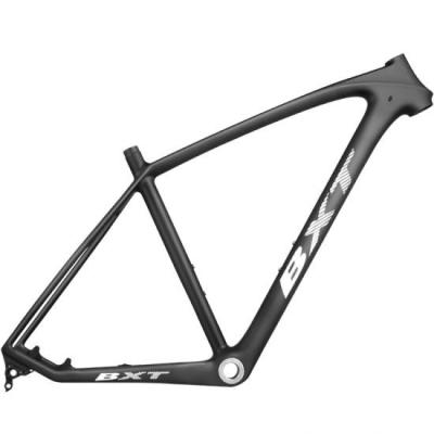 China Full Carbon Fiber MTB Frame 29er Hardtail T1000 3K Weave Gloss Matte Black 150kg Load for sale