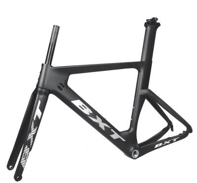 China BXT T1000 Carbon Fiber Road Bike Frame 700C Disc Brake 49-57cm for sale