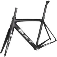 China BXT 700C T1000 Carbon Road Bike Frame V Brake 500mm 530mm 550mm for sale