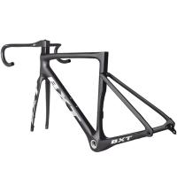 China Carbon Fiber Disc Brake Road Bike Frame 700C T1000 Matte Black Gloss Black 49cm 52cm 54cm 56cm for sale