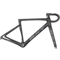 China Carbon Fiber Disc Brake Road Bike Frame 700C T1000 Matte Black Gloss Black 49cm 52cm 54cm 56cm for sale