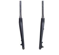 China 27.5 Thru Axle Carbon Fiber Rigid Fork T1000 MTB Disc Brake 100mm 110mm for sale