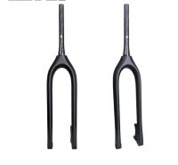China 27.5 Thru Axle Carbon Fiber Rigid Fork T1000 MTB Disc Brake 100mm 110mm for sale