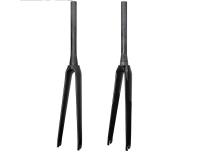 China 700C Full Carbon Road Bike Fork V Brake T800 Carbon Fiber 360g Aero Shaping for sale