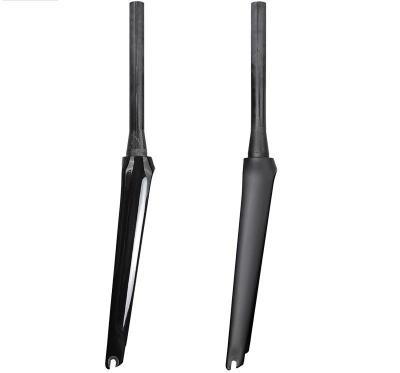 China 700C Full Carbon Road Bike Fork V Brake T800 Carbon Fiber 360g Aero Shaping for sale
