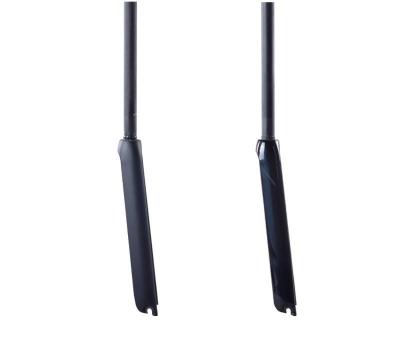 China Straight Tube Carbon Road Bike Fork 700C V Brake T800 380g for sale