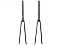 China Straight Tube Carbon Road Bike Fork 700C V Brake T800 380g for sale