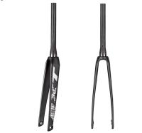 China Racing Carbon Fiber Road Fork 700C Flat Mount Disc Brake Road Fork for sale