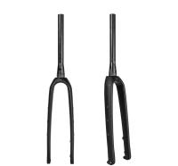 China Full Carbon Gravel Bike Fork 700c T800 Carbon Fiber 300mm Tube Length Disc Brake for sale