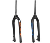 China 26er T800 Carbon Thru Axle Snow Fat Bike Fork 150x15mm Disc Brake MTB Fork for sale