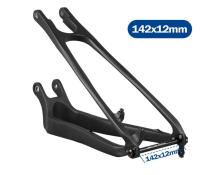China BXT T1000 Carbon Fiber Full Suspension 29er MTB Frame Rear Forks 100mm Travel Boost 148x12mm for sale