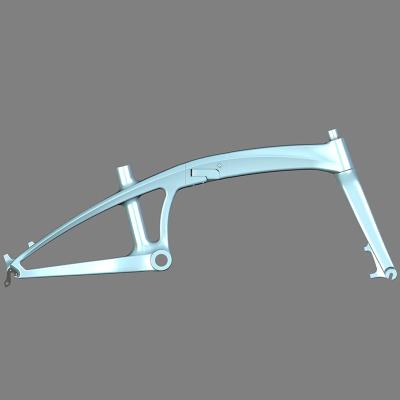 China T1000 Carbon Fiber Folding Bike Frame 20inch Disc Brake 160mm for sale