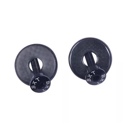 China Carbon Fiber Bicycle Top Cap Cover 3K Weave 8g Lightweight Headset Top Cap for Mountain Road Bike for sale