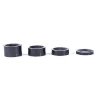 China 28.6mm Carbon Fiber Headset Spacers 3K Weave Bicycle Stem Spacers 5mm 10mm 15mm 20mm for sale