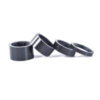 China 28.6mm Carbon Fiber Headset Spacers 3K Weave Bicycle Stem Spacers 5mm 10mm 15mm 20mm for sale