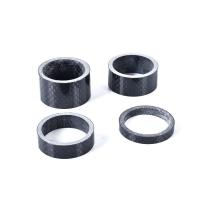 China 28.6mm Carbon Fiber Headset Spacers 3K Weave Bicycle Stem Spacers 5mm 10mm 15mm 20mm for sale