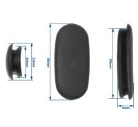 China Bicycle Brake Shifters Cable Guide Housing Stopper Soft Rubber 1.5g Black for sale