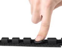 China Bicycle Chain Frame Protector Pad MTB Mountain Bike Soft Silicone 23g Black for sale