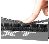 China Bicycle Chain Frame Protector Pad MTB Mountain Bike Soft Silicone 23g Black for sale