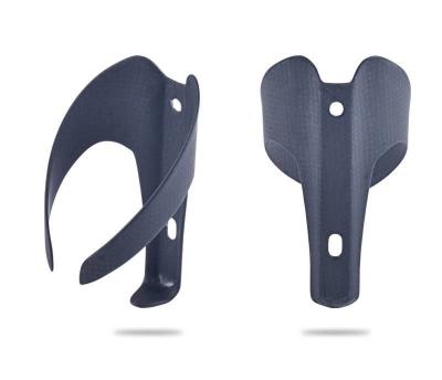 China Carbon Fiber Mountain Road Bicycle Water Bottle Cage 30g T1000 3K Black for sale
