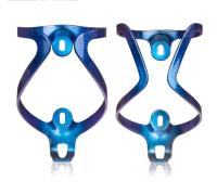 China 7075 Aluminum Alloy Bicycle Water Bottle Cage 23g Lightweight MTB Road Bike Blue for sale