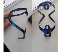 China 7075 Aluminum Alloy Bicycle Water Bottle Cage 23g Lightweight MTB Road Bike Blue for sale