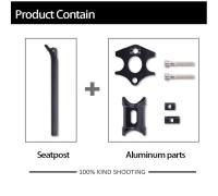China Carbon Fiber T1000 3K Weave Mountain Road Bike Seatpost 27.2mm 400mm for sale