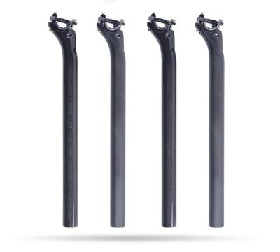China Carbon Fiber T1000 3K Weave Mountain Road Bike Seatpost 27.2mm 400mm for sale