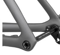 China BXT Road Bicycle Quick Release Thru Axle Skewer No Lever 7075 Aluminum 12mm 15mm for sale